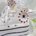 Embroidered Converse/converse High Tops/embroidered Converse Platform ...