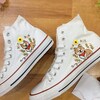 Custom Embroidered Puppy Paw Print Converse | High Top Dog Lover Shoes ...