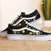 Custom Vans Yellow Flowers Embroidered Shoes, Sunflower Embroidered ...