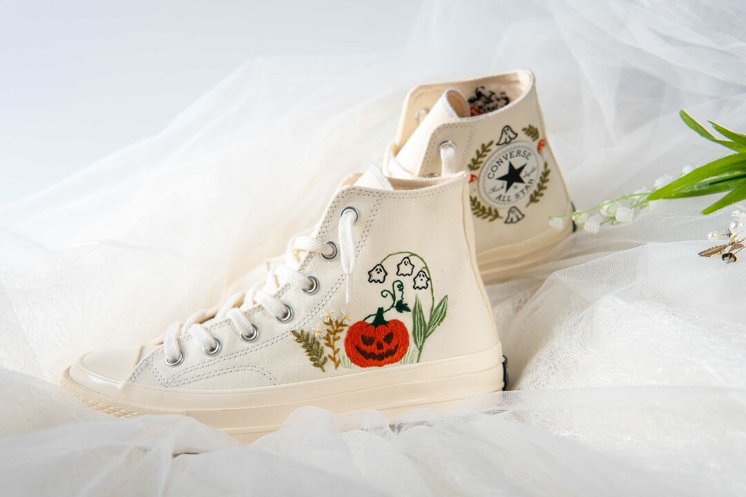 Embroidered Converse/custom Converse Chuck Taylor 1970s/custom ...