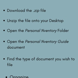 Desktop Organizer, Digital File Download, File Organizing, Home File ...