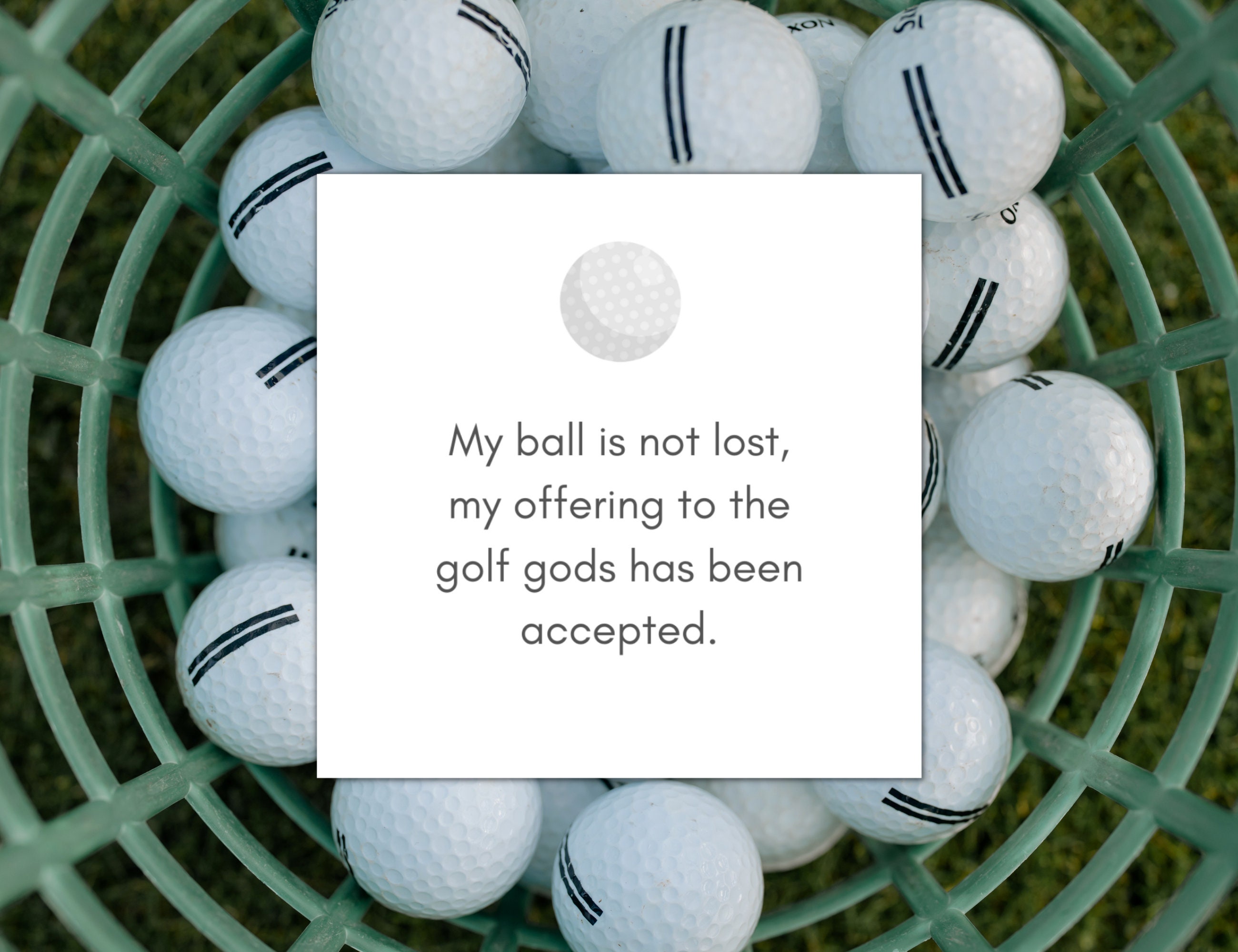 Printable Golf Affirmation Cards, Funny Positive Affirmations for ...