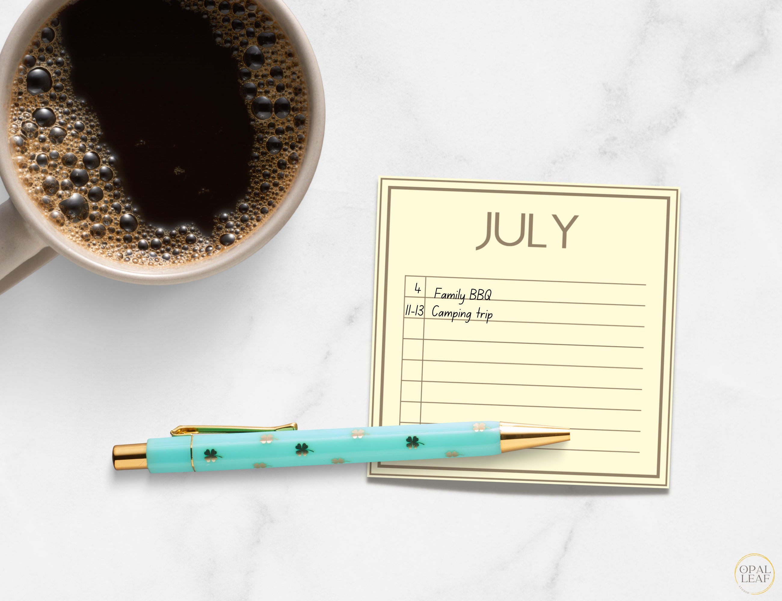 STICKY NOTES, 2023 Calendar, 3x3, Printable PDF - Etsy