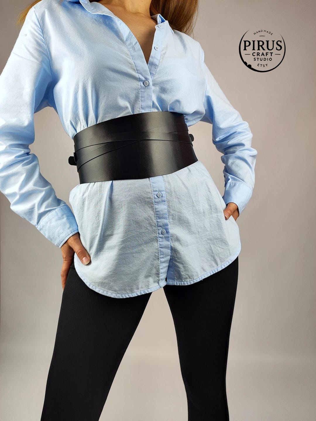 Wide Handmade Leather Corset Belt – Hourglass Shape - Etsy