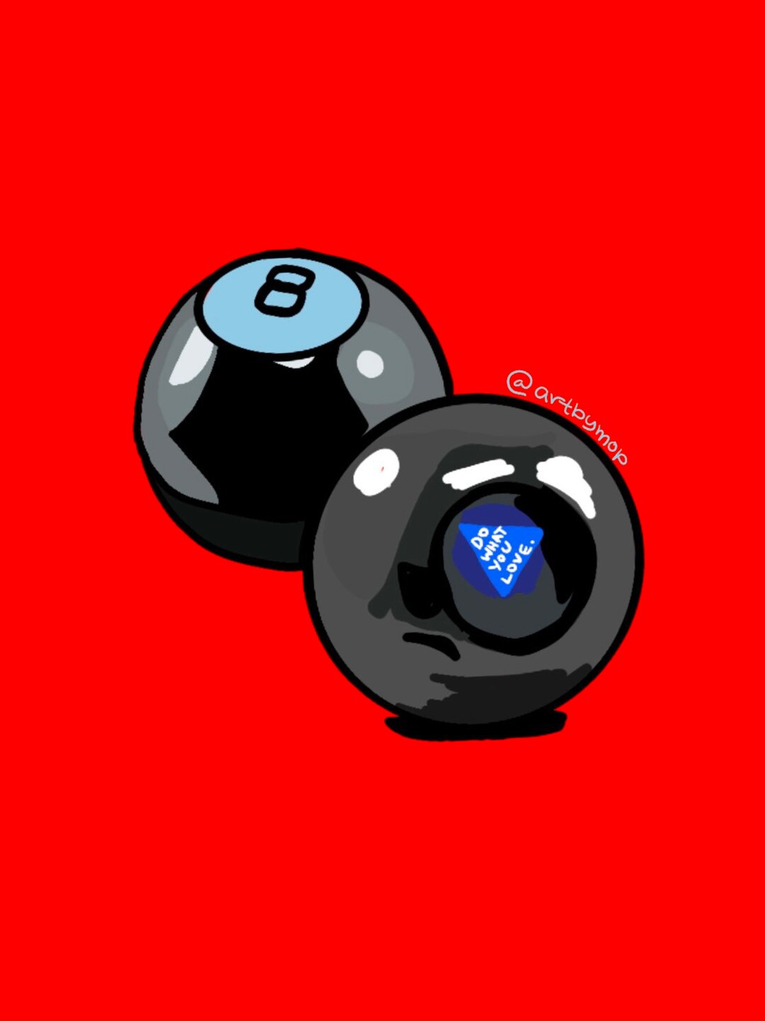 Magic 8 Ball Sticker, Inspiring Sticker, Halloween Sticker - Etsy
