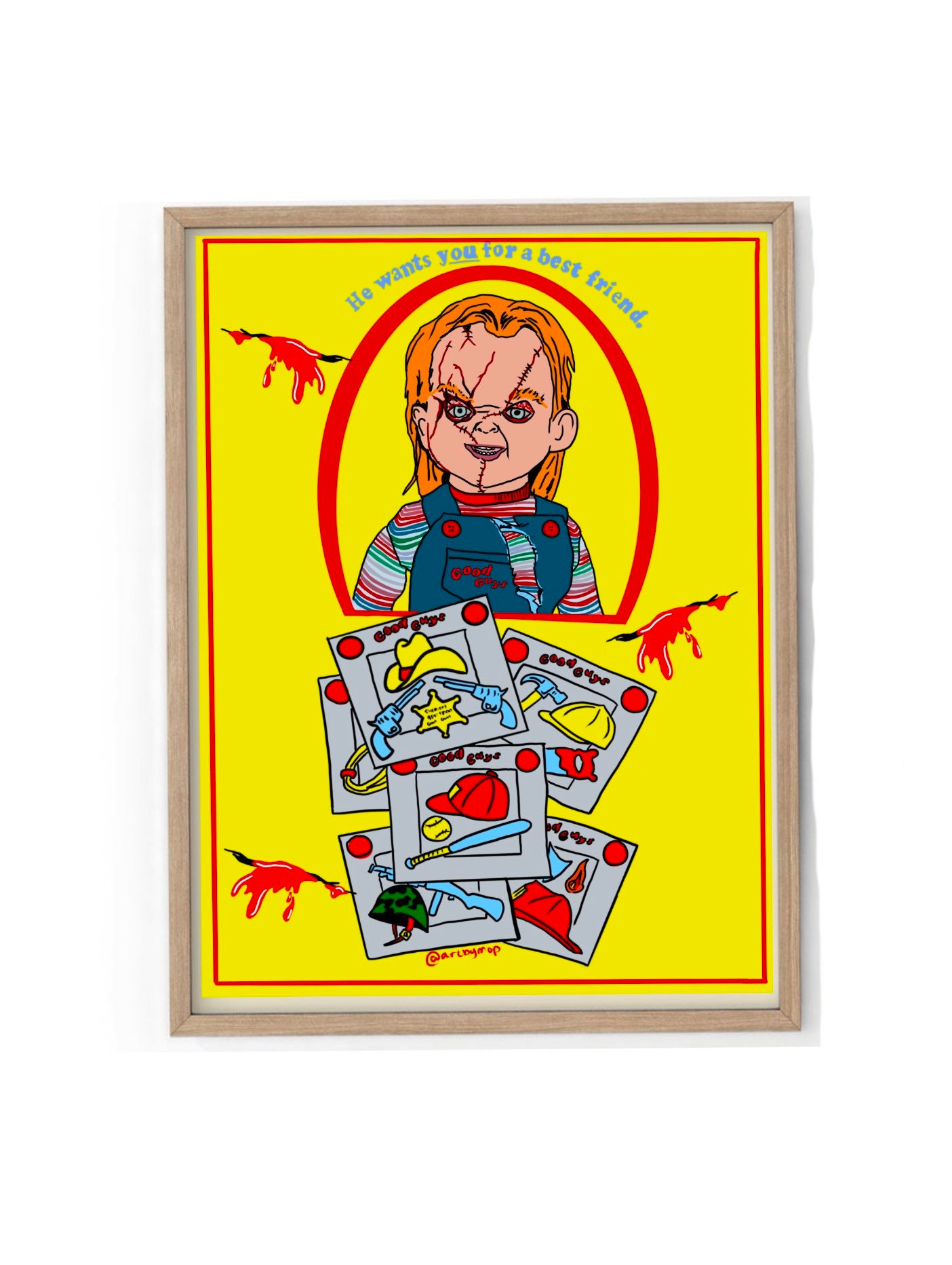 Chucky Poster Halloween Home Decor Horror Movie Poster | Etsy