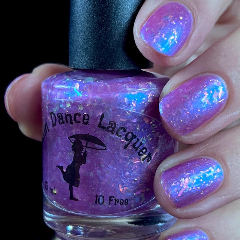 Iridescent Glitter Nail Polish - Etsy