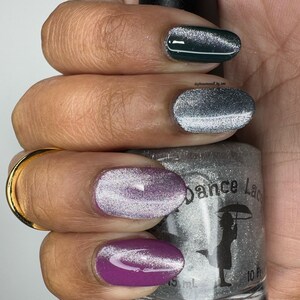 Silver Magnetic Nail Polish Topper- Silverwing - Etsy