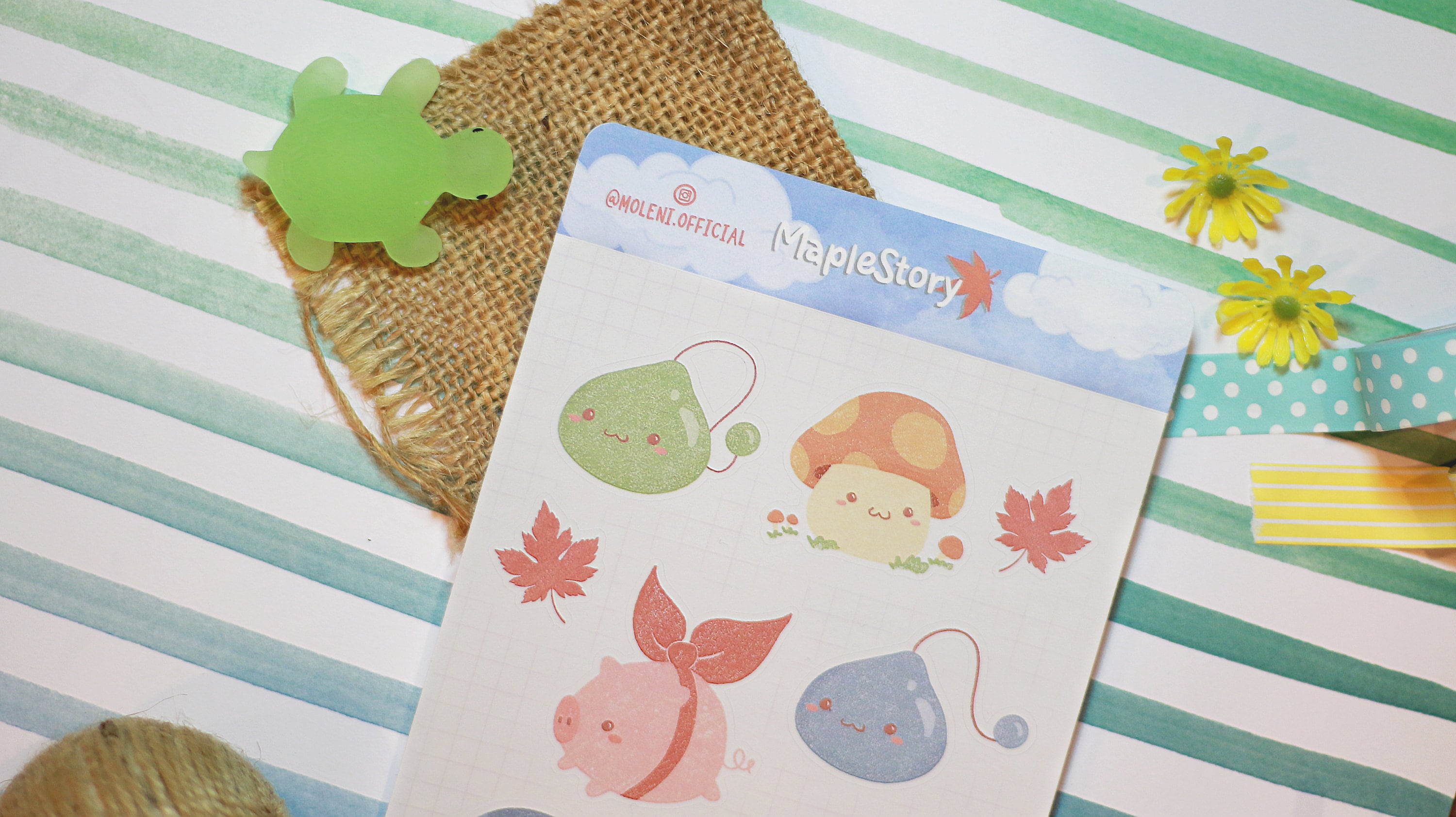 Maplestory Sticker Sticker Sheet Bullet Journal Stickers - Etsy