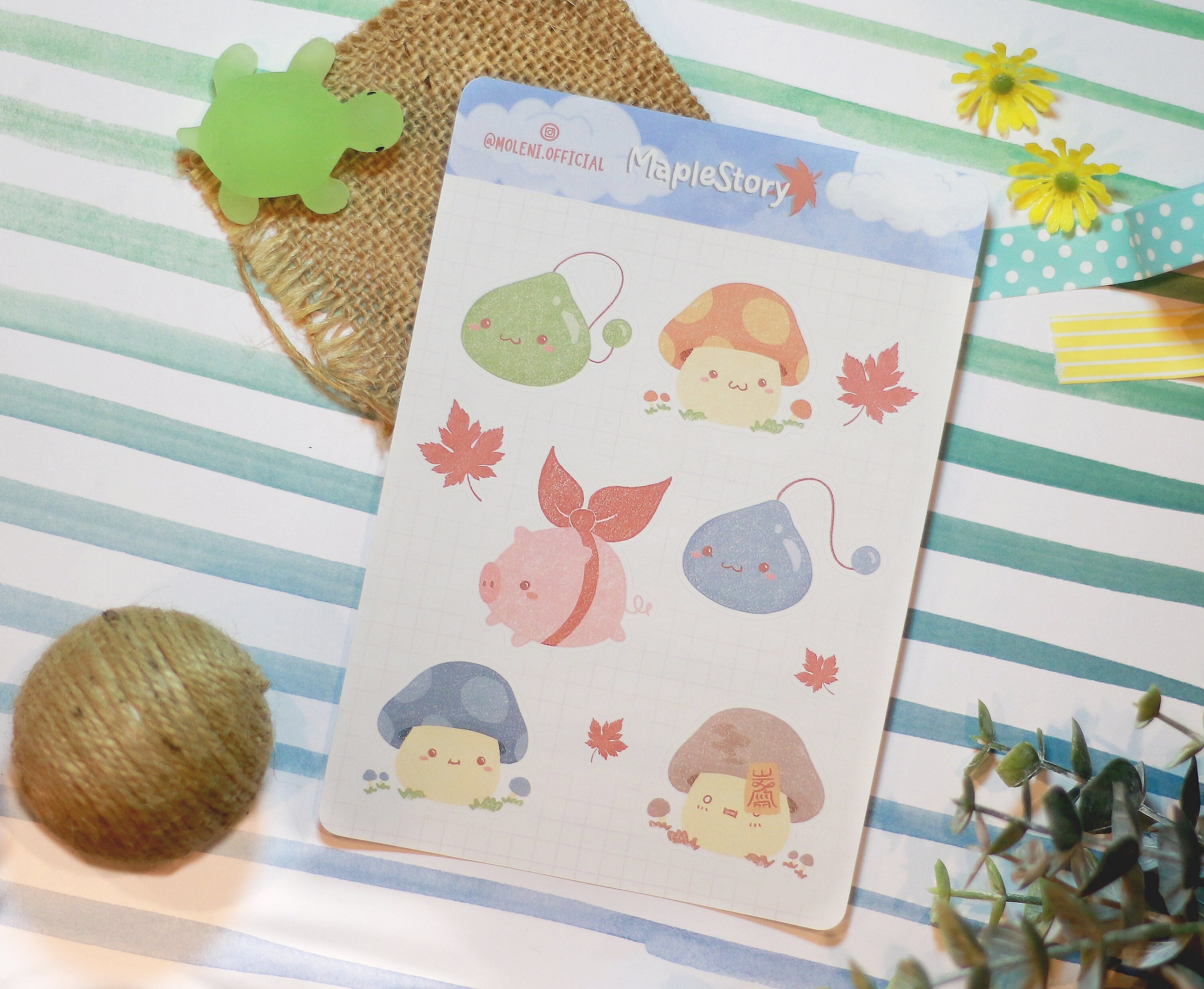Maplestory Sticker Sticker Sheet Bullet Journal Stickers - Etsy