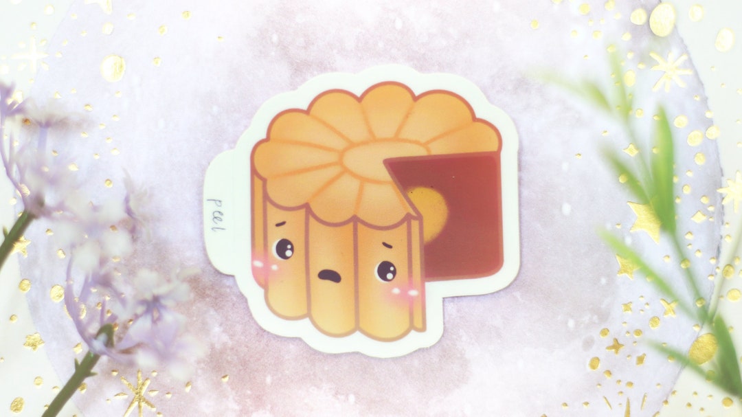 Mooncake Sticker | Moon Festival Sticker - Bullet Journal, Planner ...