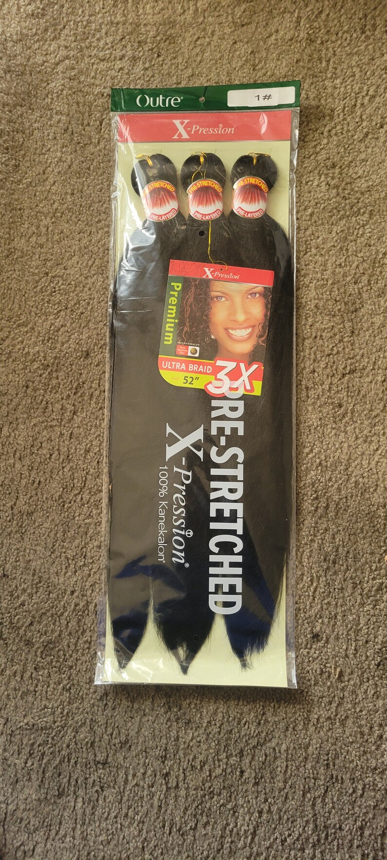 Outre Pre-stretched Ultra 100% KANEKALON BRAID XPRESSION 1 Pack 3 ...