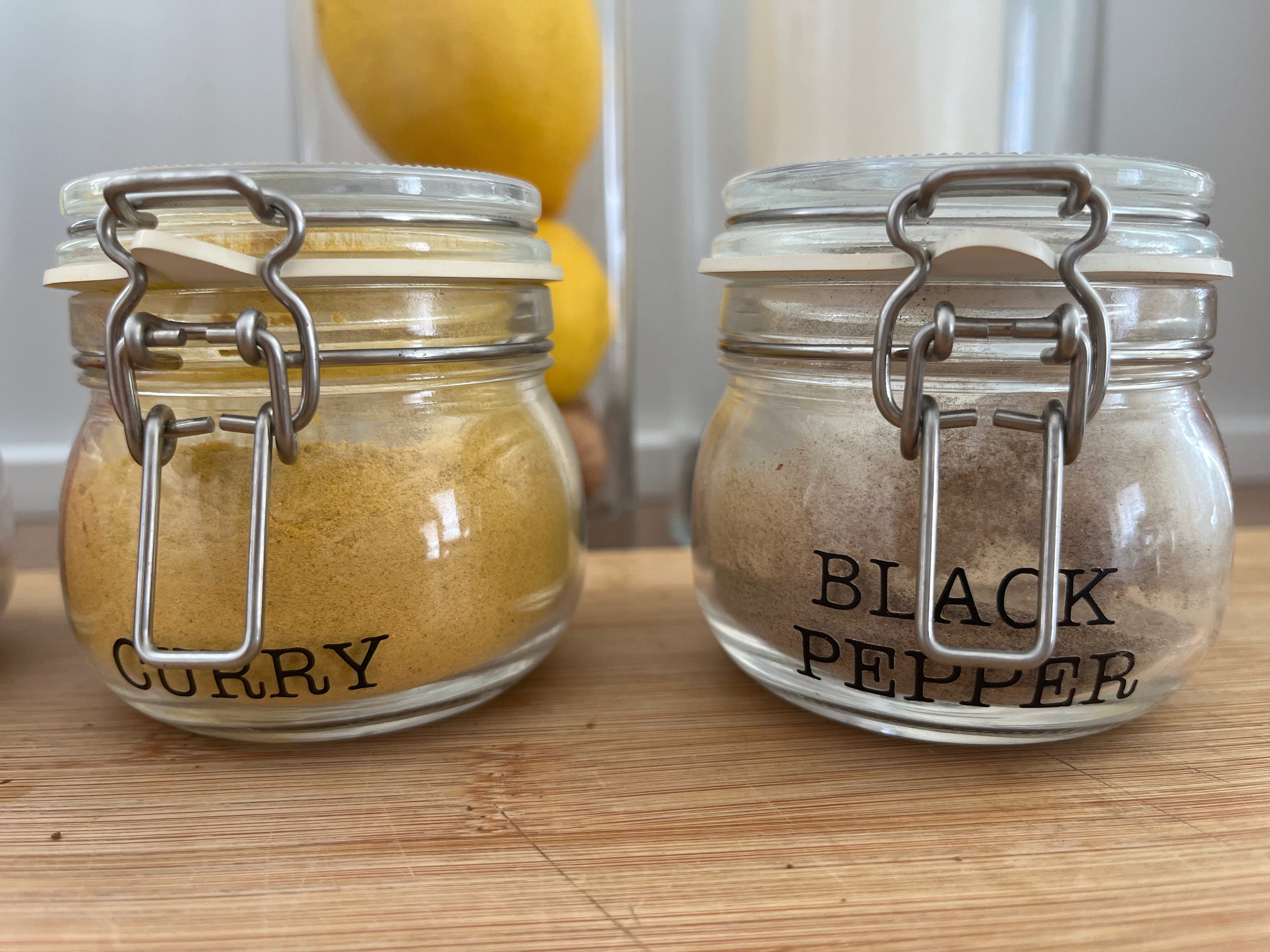 Custom Jar Labels, Spice Labels, Minimalist Jar Labels, Vinyl Decal ...