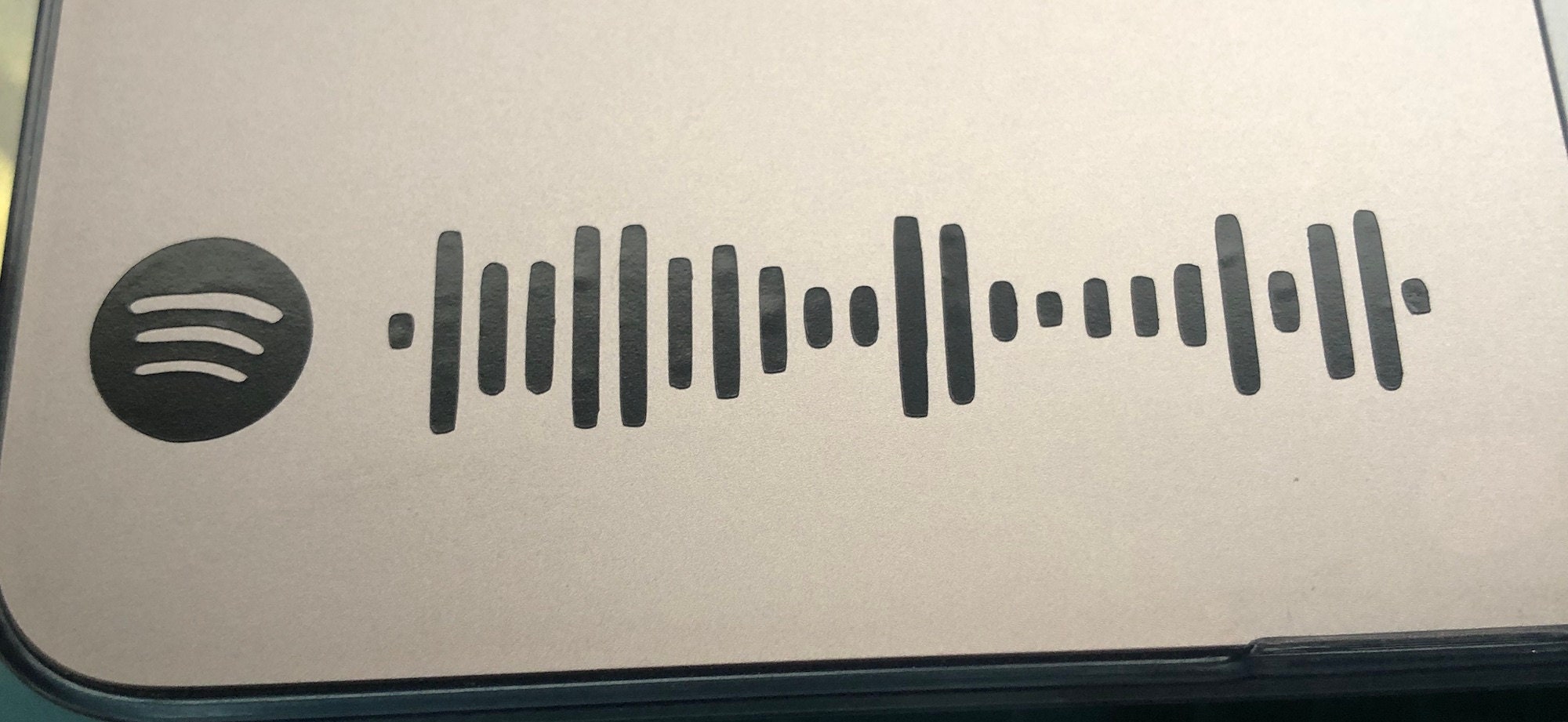 Spotify Vinyl Decal Label Sticker - Scannable - Song Code ...