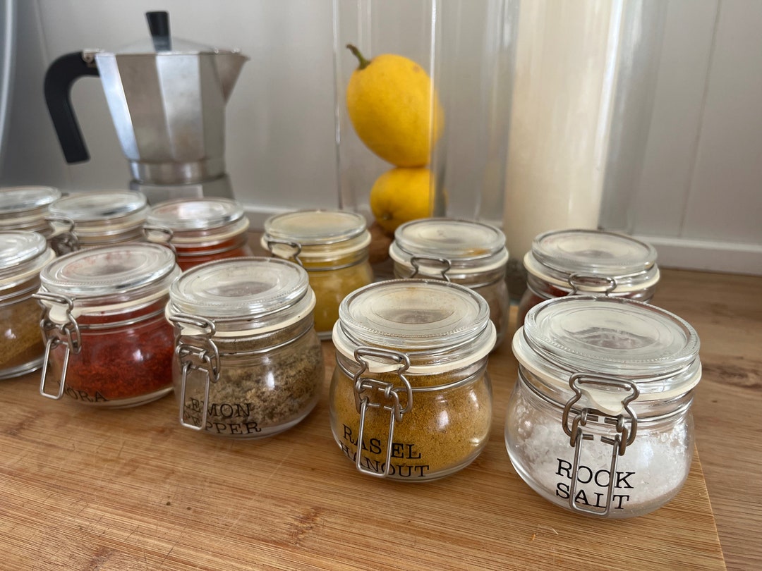 Custom Jar Labels, Spice Labels, Minimalist Jar Labels, Vinyl Decal ...