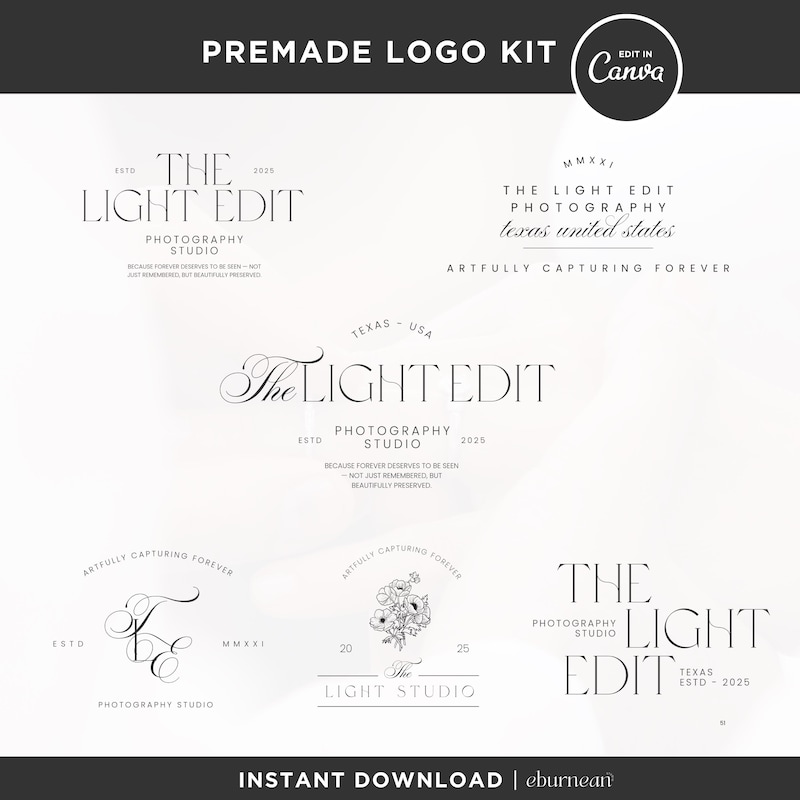 Photographer Logo Template - Etsy UK