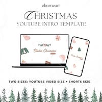 Vlogmas Youtube Thumbnail Set - 25 Festive Christmas Templates - Etsy