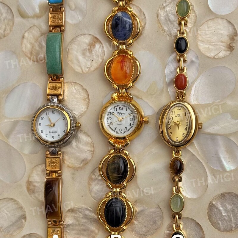 Gemstone Watch - Etsy