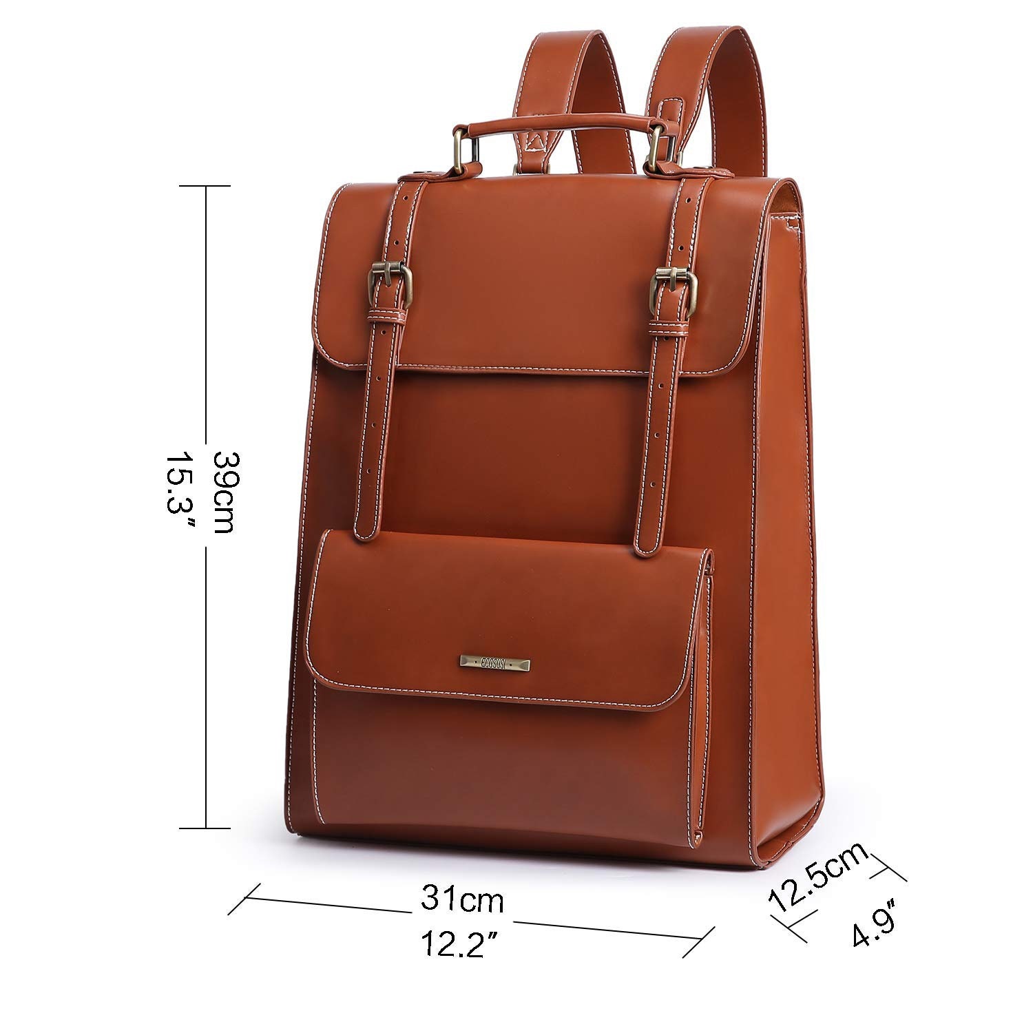 Laptop Backpack For Women Genuine Leather Backpack Vintage For Etsy Uk