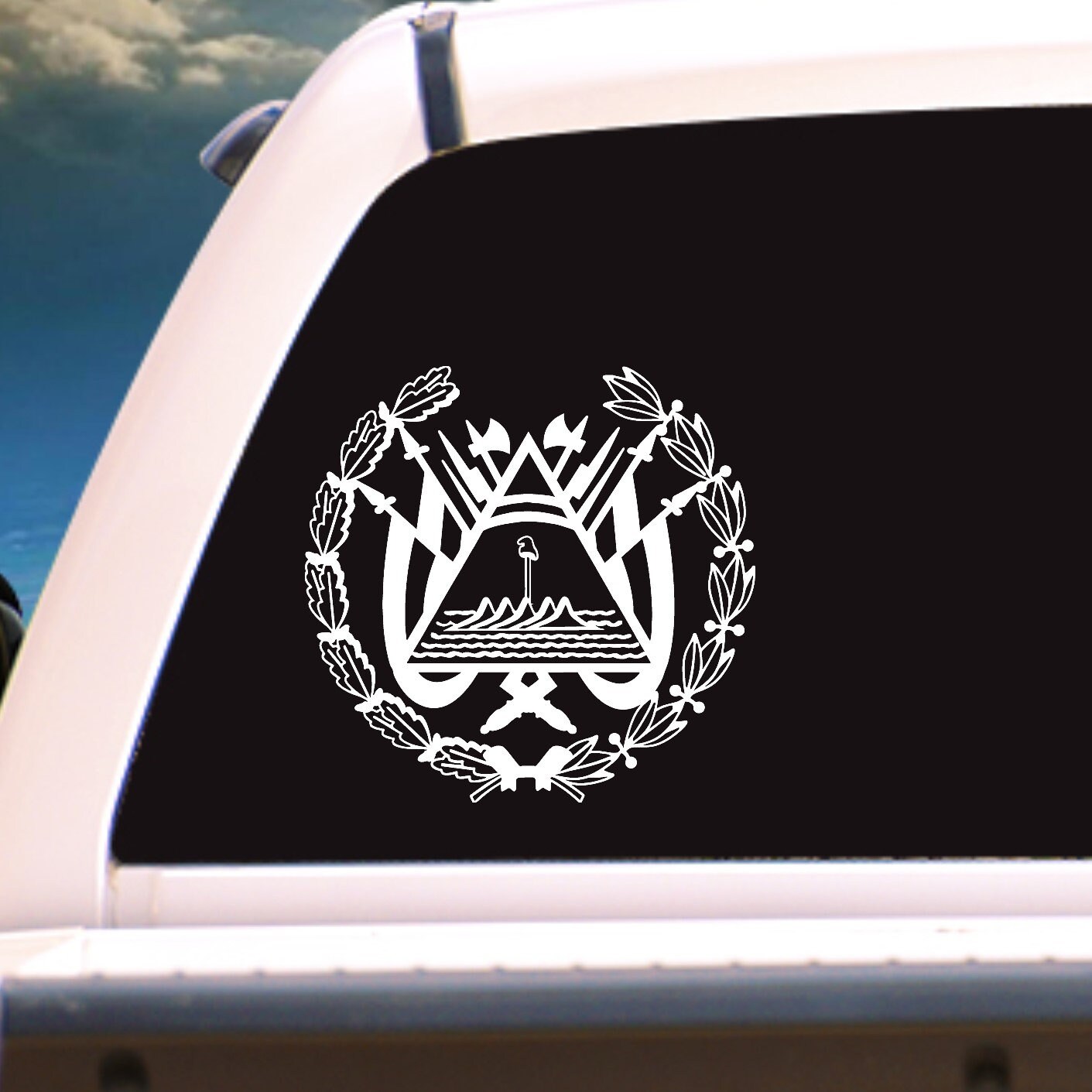 Honduras laptop sticker Honduras car decal sticker Window decal ...