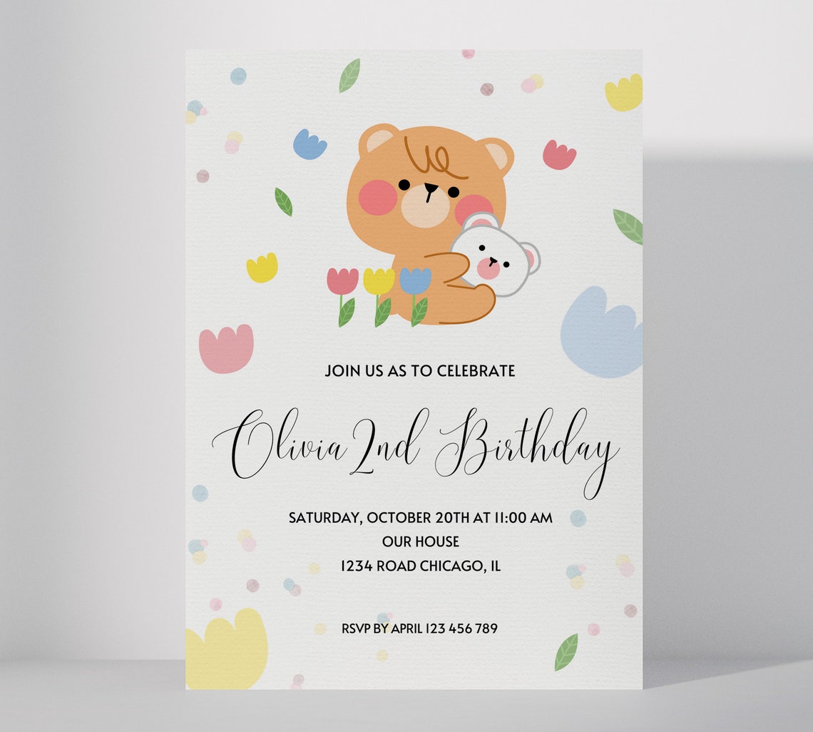 Editable Birthday Invitation, Instant Download, Printable, Birthday ...