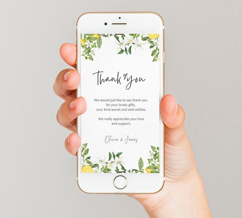 Electronic Thank You Card Template: Editable Baby Ecard (digital ...