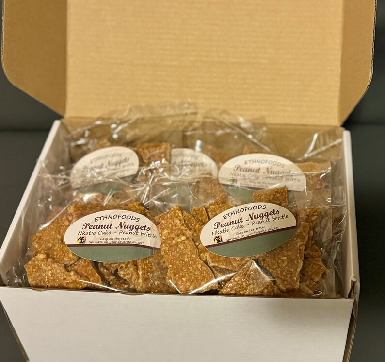 Peanut Brittle Holiday Brittle West African Peanut Brittle Gift Box - Etsy