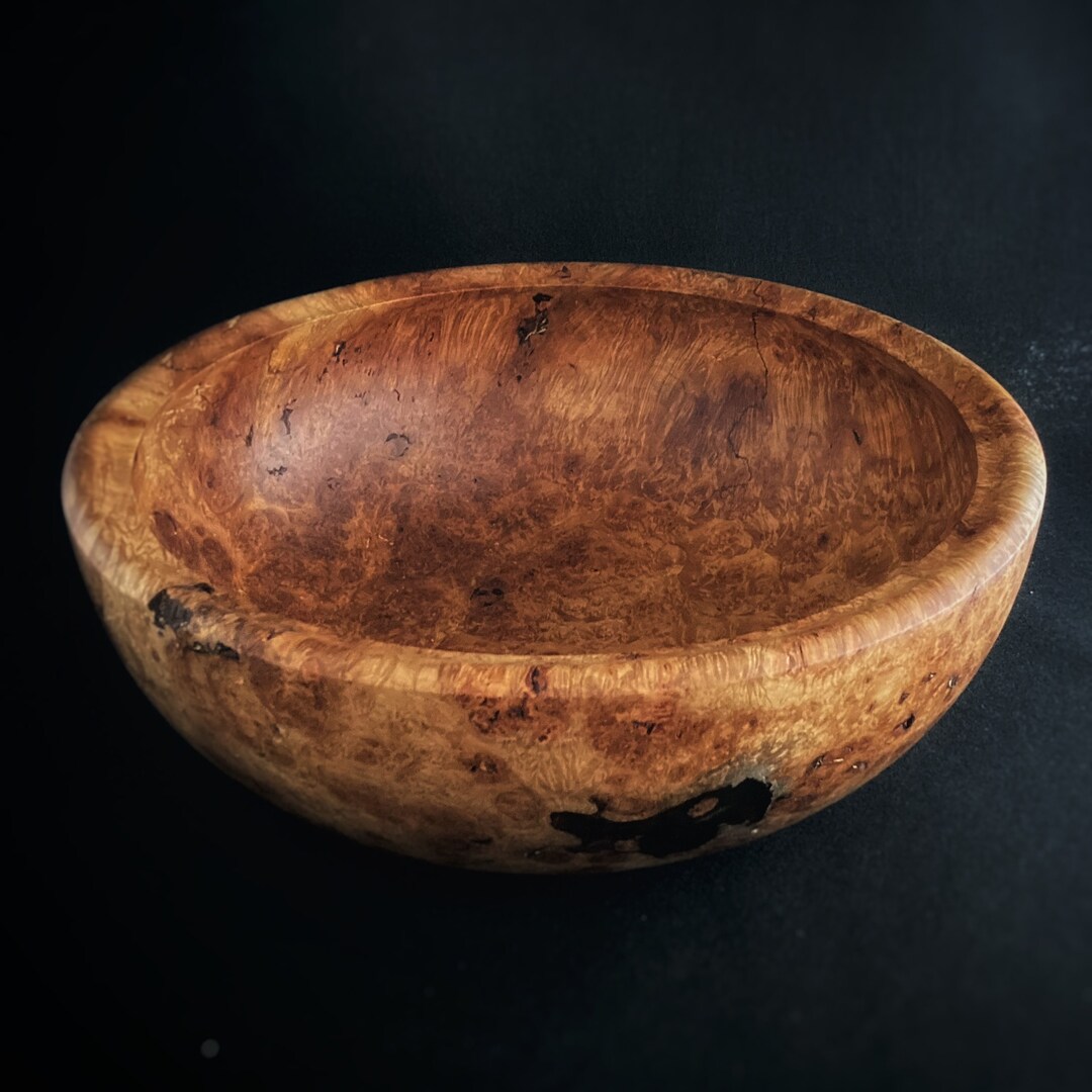 Maple Burl Bowl - SOLD - Etsy