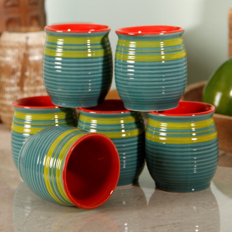 Glazed Kulhad Tea Cups | Etsy