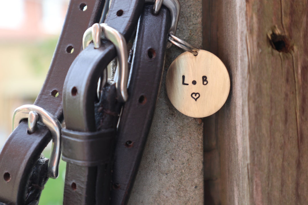 Personalised Hand Stamped Bridle Tag - Etsy