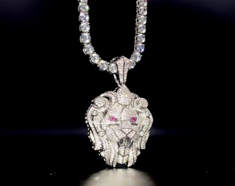 Diamond Lion Chain - Etsy