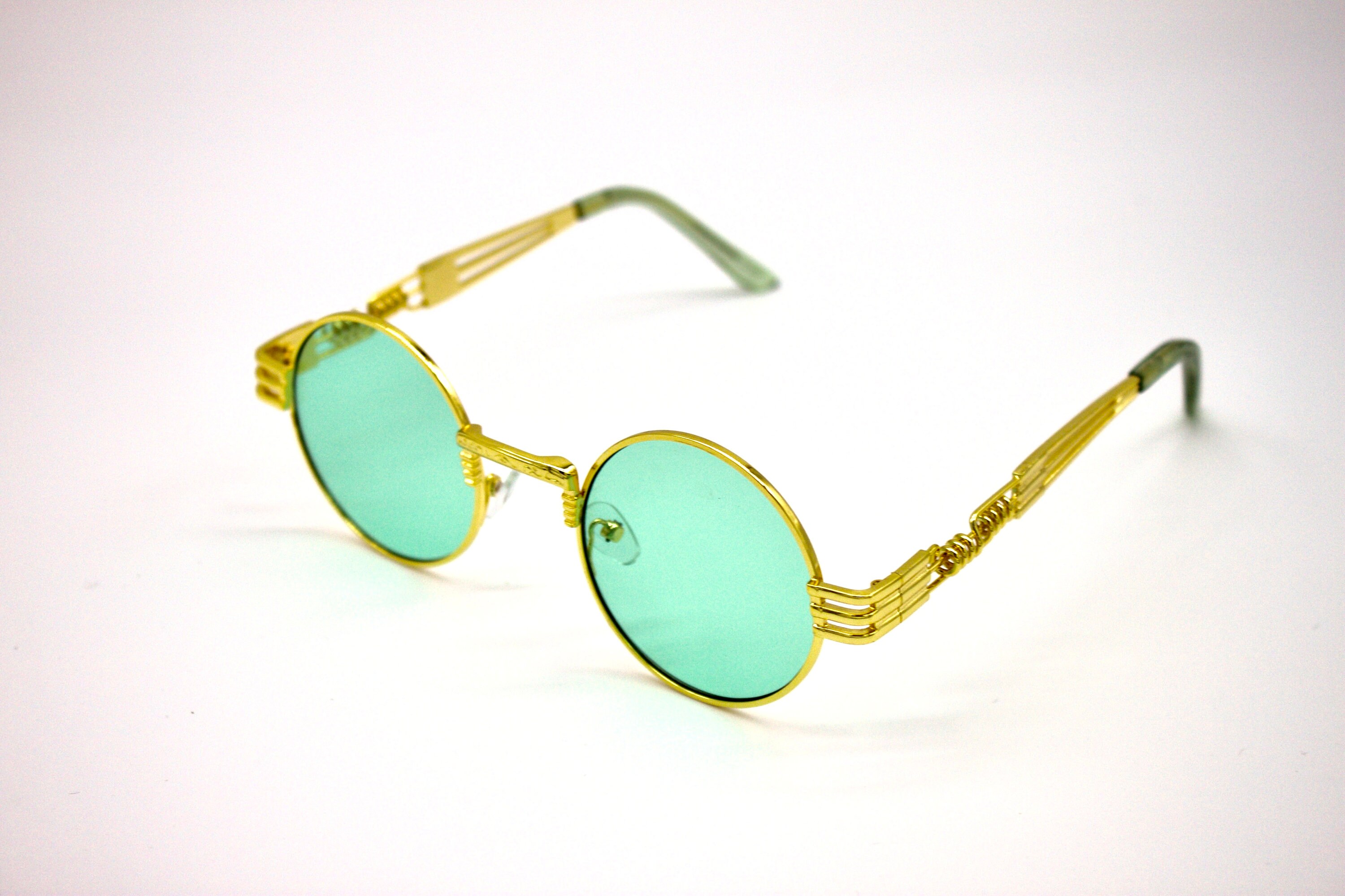 Vintage Buffs Circle Gold Frame Luxury Retro Multi-color | Etsy