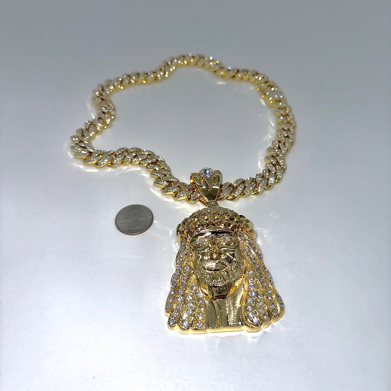 Jesus Piece Chain - Etsy