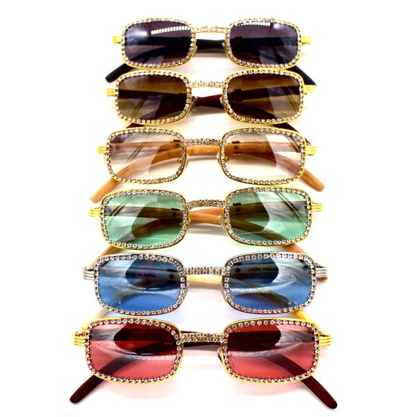 Diamond Sunglasses - Etsy