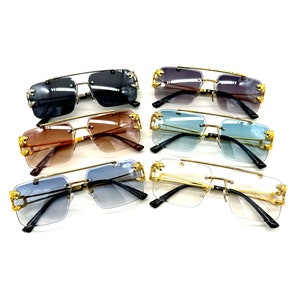 Gold/silver Buffs Panther/jaguar Frame Vintage Shades/sunglasses - Etsy