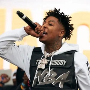 NBA Youngboy Monkey 18k Gold/white Gold CZ Diamond Hiphop Iced Pendant ...