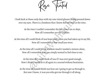 My Everything Poem - Etsy UK