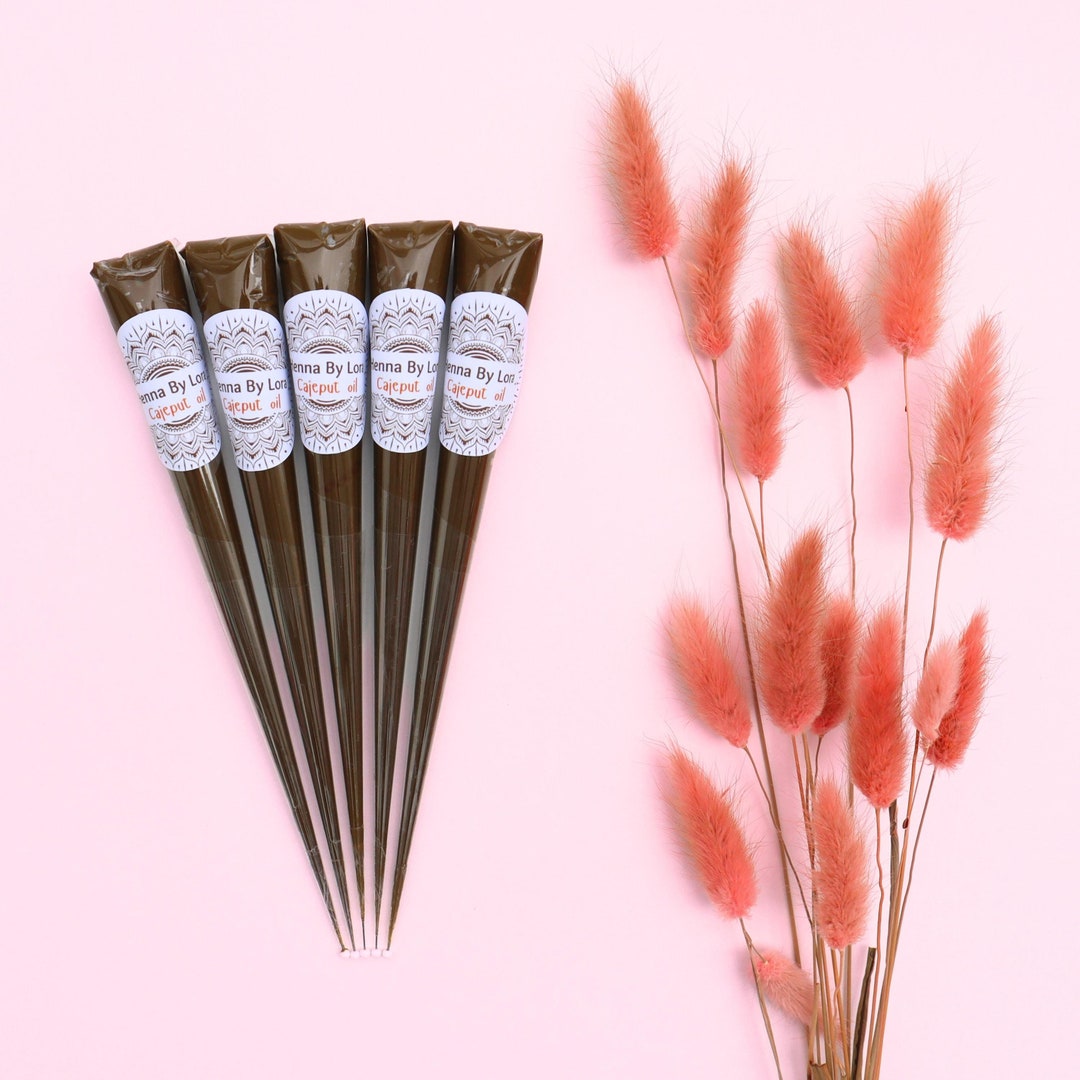 Organic Henna Cones ,organic Henna Cones With Cajeput Oil , Natural ...