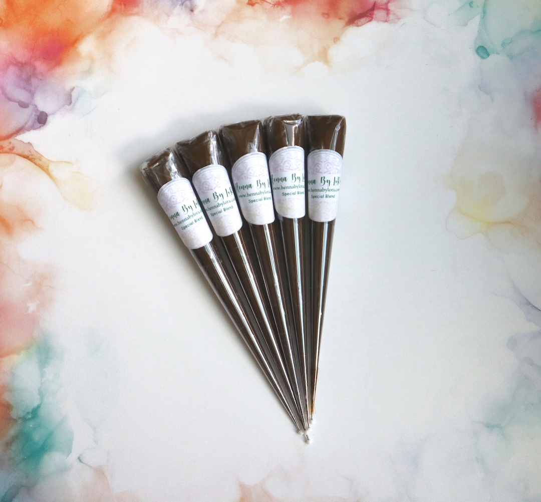Organic Henna Cones ,organic Henna Cones With Teatree Oil , Natural ...