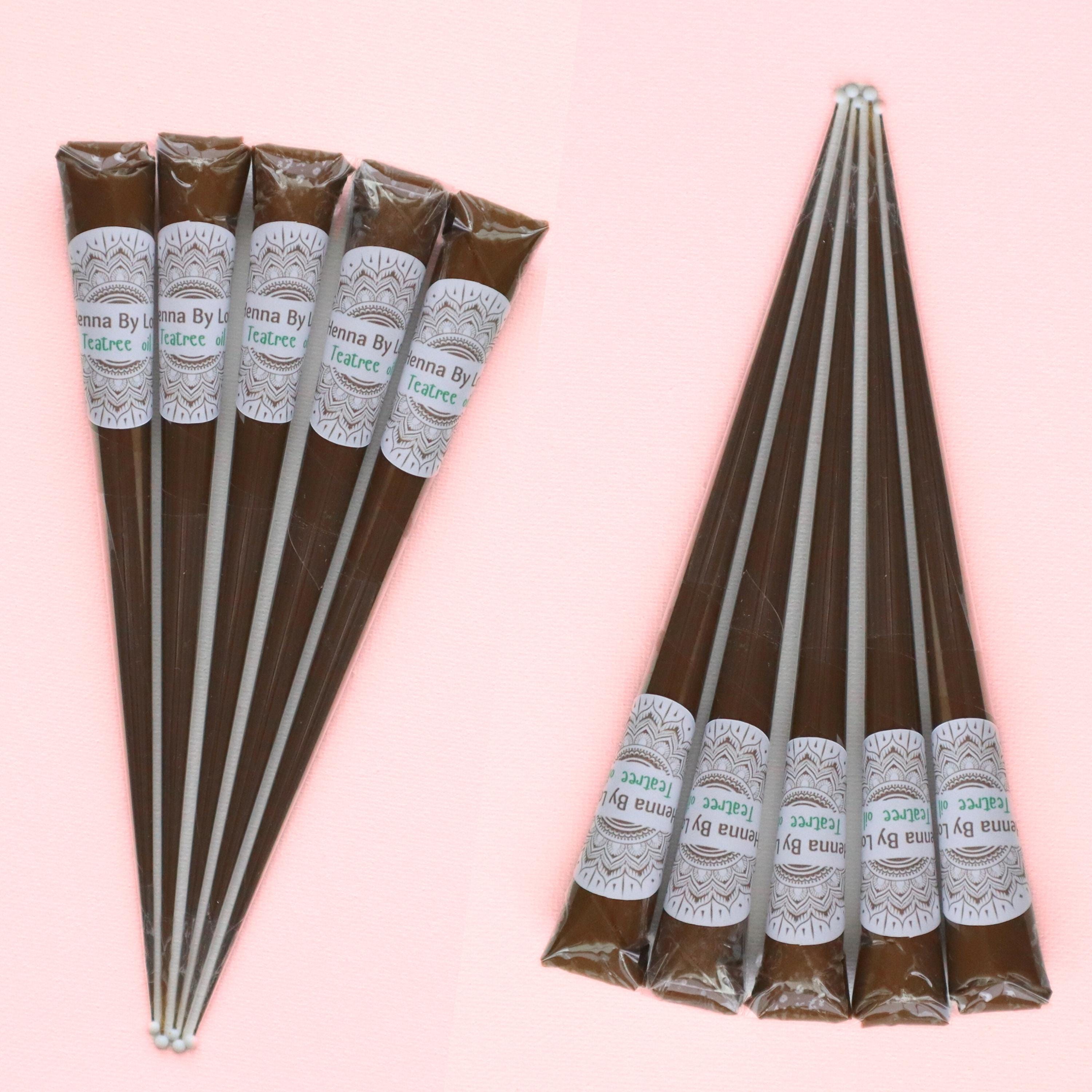 Organic Henna Cones ,organic Henna Cones With Teatree Oil , Natural ...