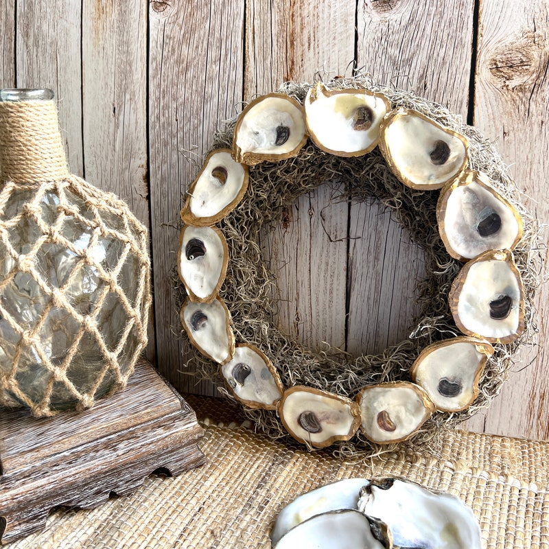 Oyster Shell Wreath - Etsy