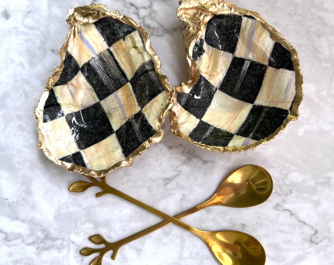 Oyster Shell Salt and Pepper Dish, Pinch Pot, Shell Salt Cellar ...