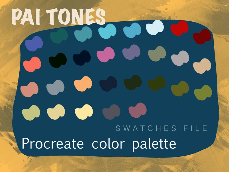 Procreate Color Palettes PAI Tones for Procreate , Ipad, Digital Color ...
