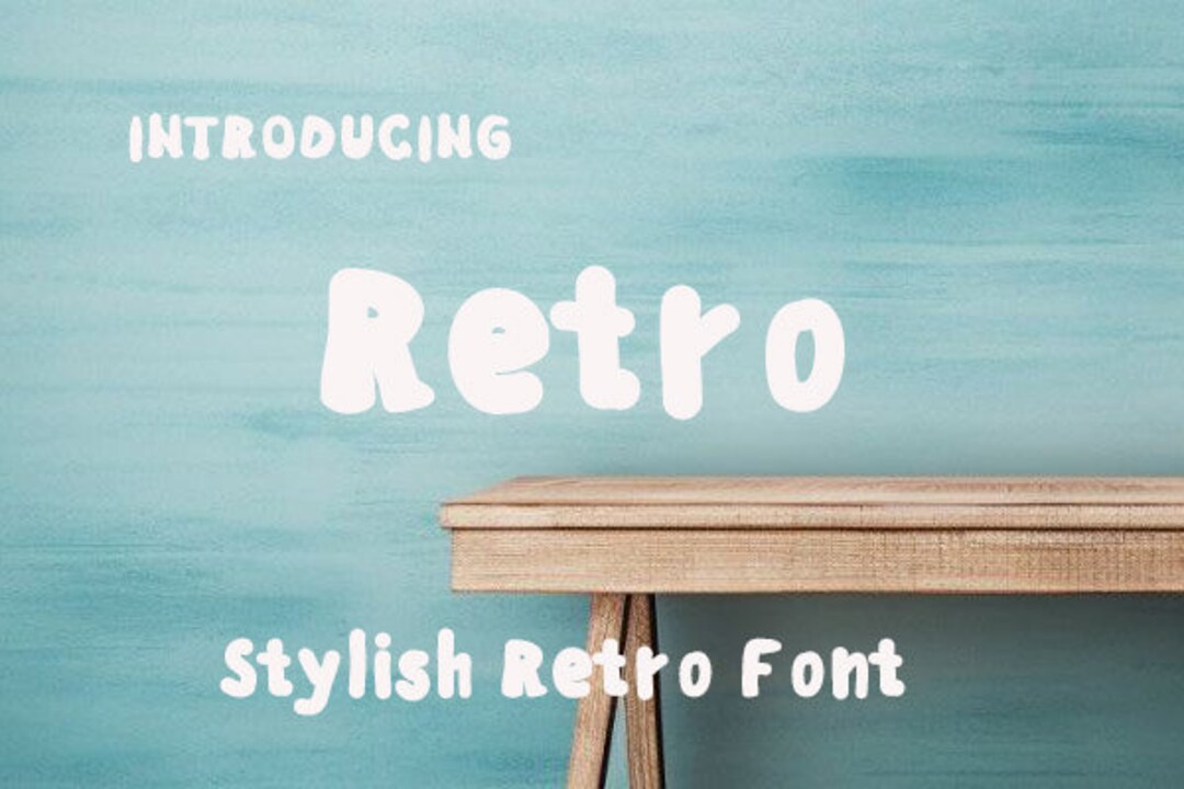 Retro Font , Display Font, OTF and TTF ,handwritten Font - Etsy