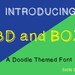 3D and Box Font ,font Download, Procreate Font, Fonts - Etsy