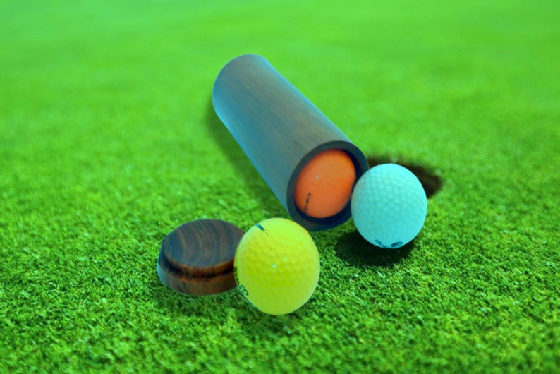 Custom Wooden Golf Ball Box Fathers Day Gift - Etsy