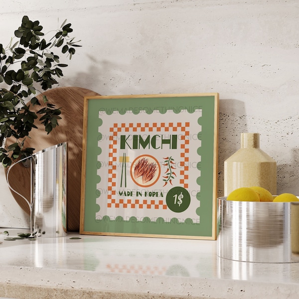 Korean Food Print - Etsy