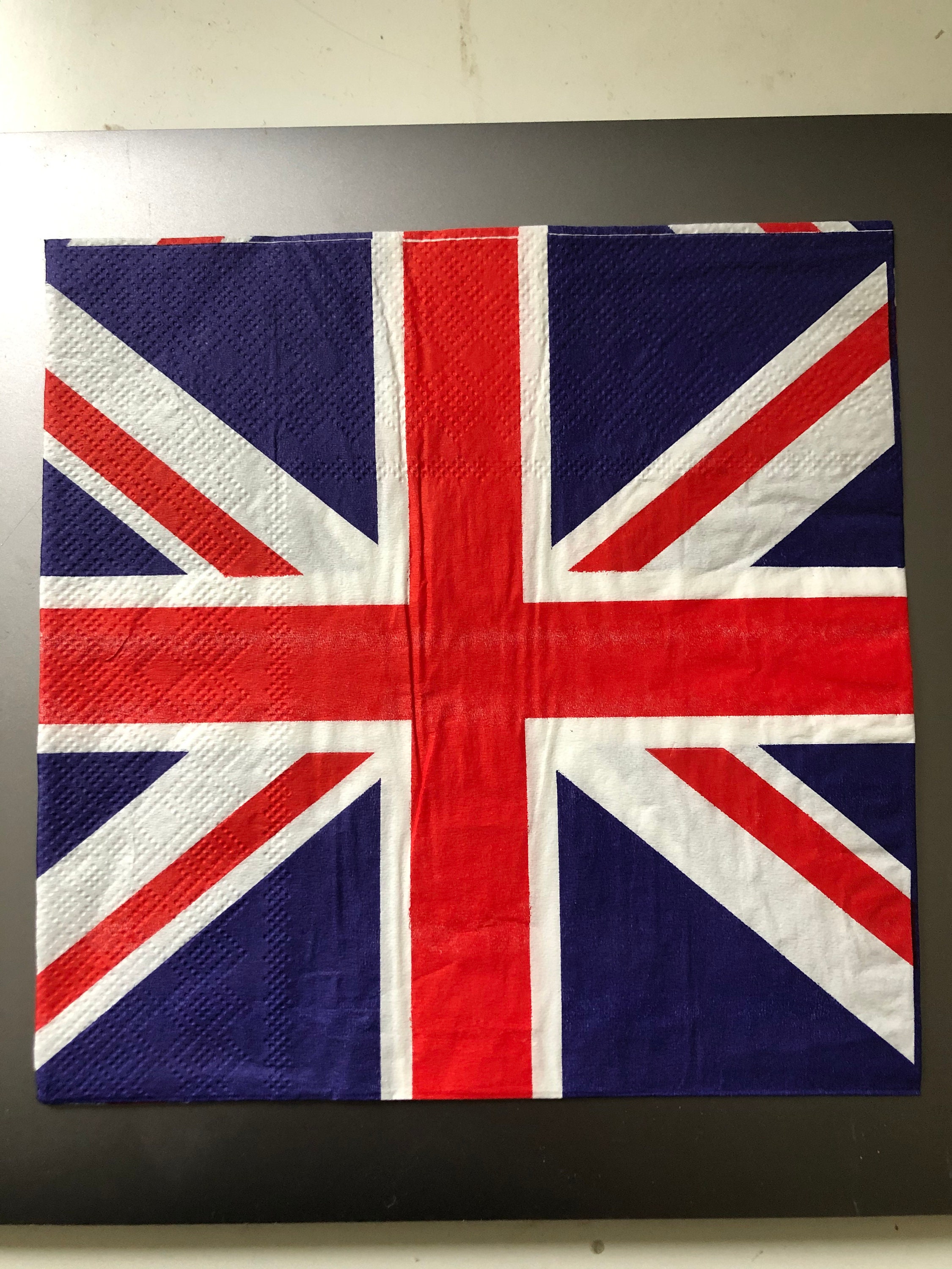Paper Napkin X 4 for Decoupage and Crafts Union Jack - Etsy
