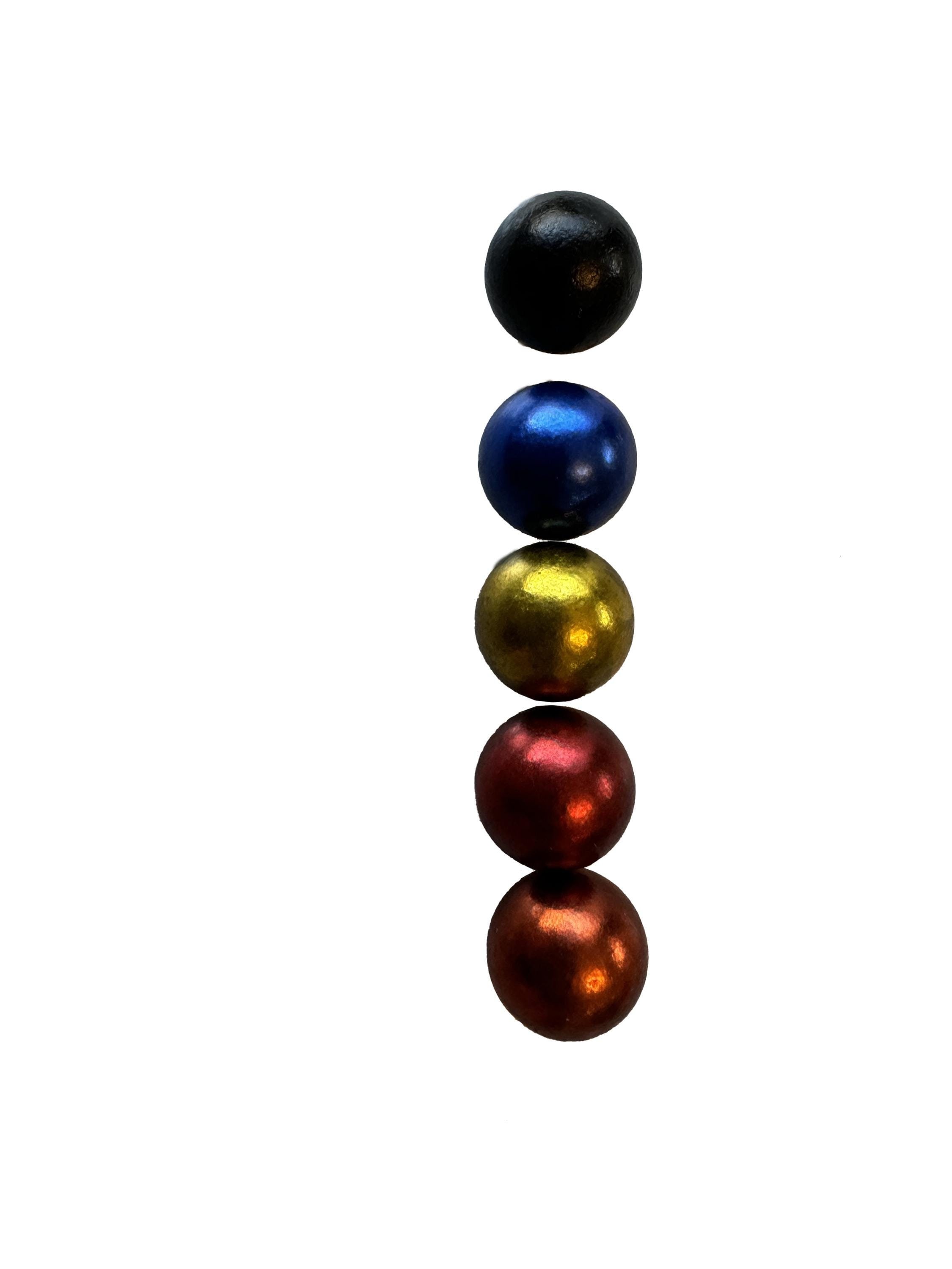 Set of 5 Metal Balls – Compatible With Gravitrax & Gauss Cannon ...
