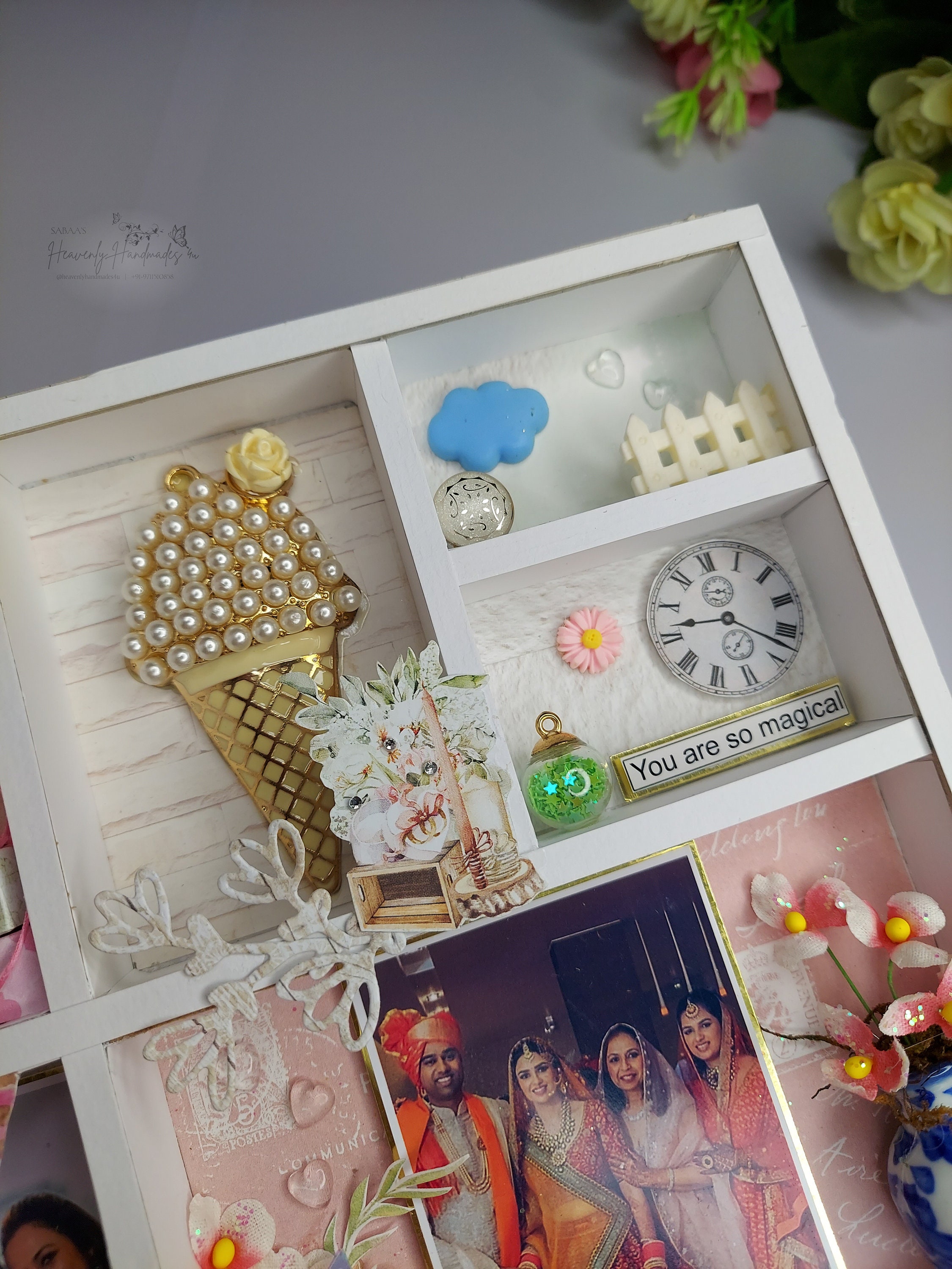 3D Wall Frame in Shadow Box Design With Miniature Set up and Acrylic Lid 12 by 12 Inches - Etsy